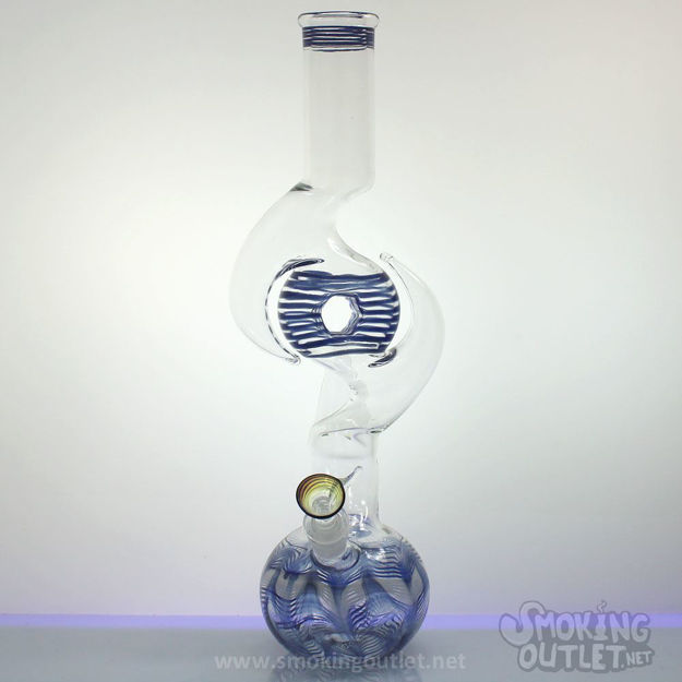 Diffused Inline and Doughnut Perc, Beaker Style Thorny Bong | Smoking ...
