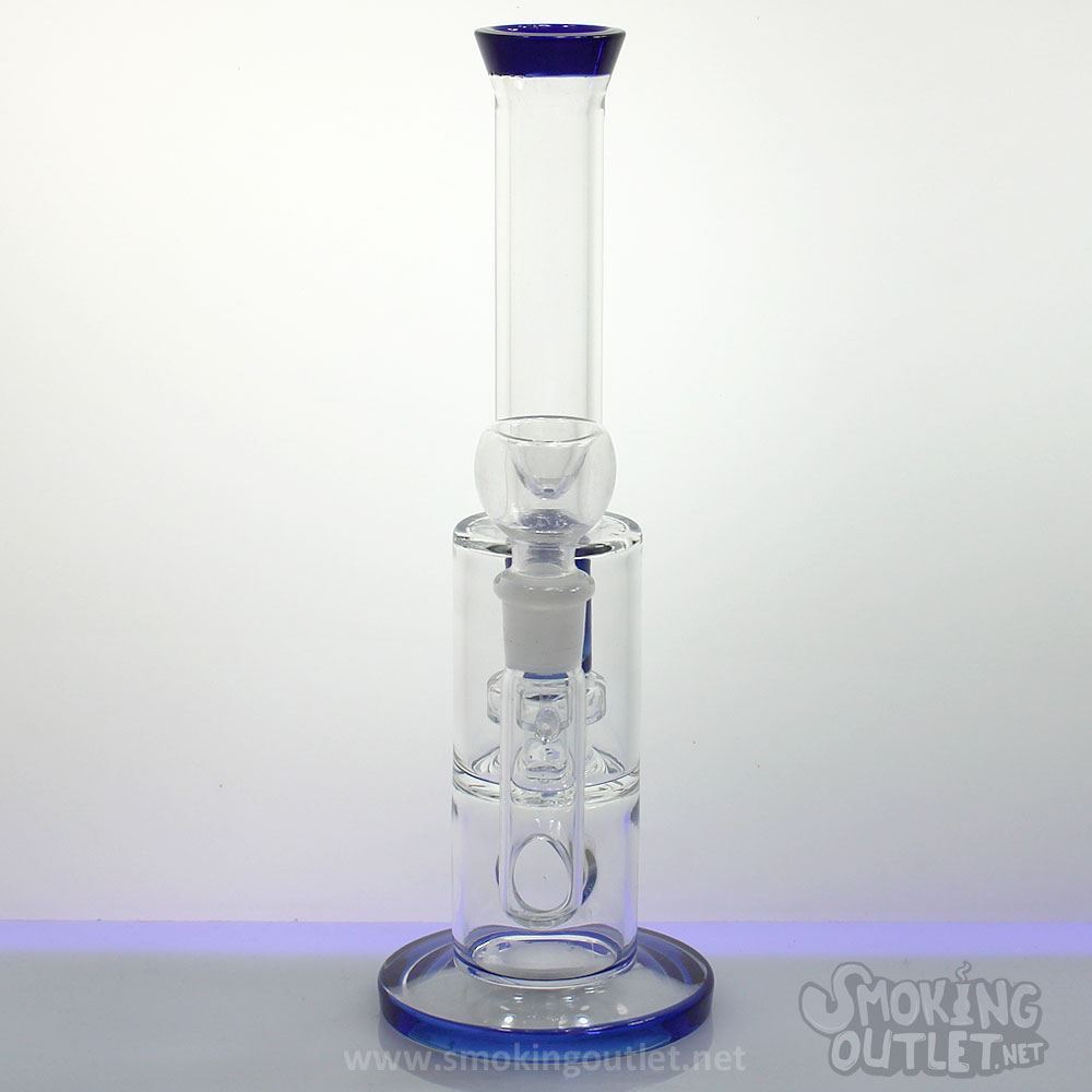Natural and UFO Dome Perc, Double Chamber Bong | Smoking Outlet