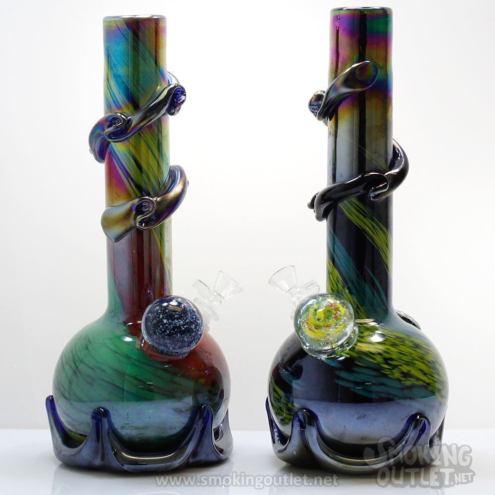 Crystal Ball Mega Soft Glass Bong | Smoking Outlet