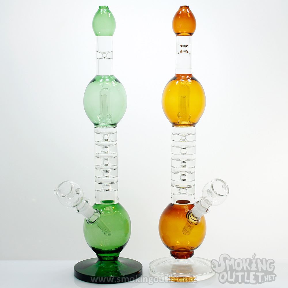 Space Tower: 6-Spine/Ghost Perc Bubble Bong | Smoking Outlet