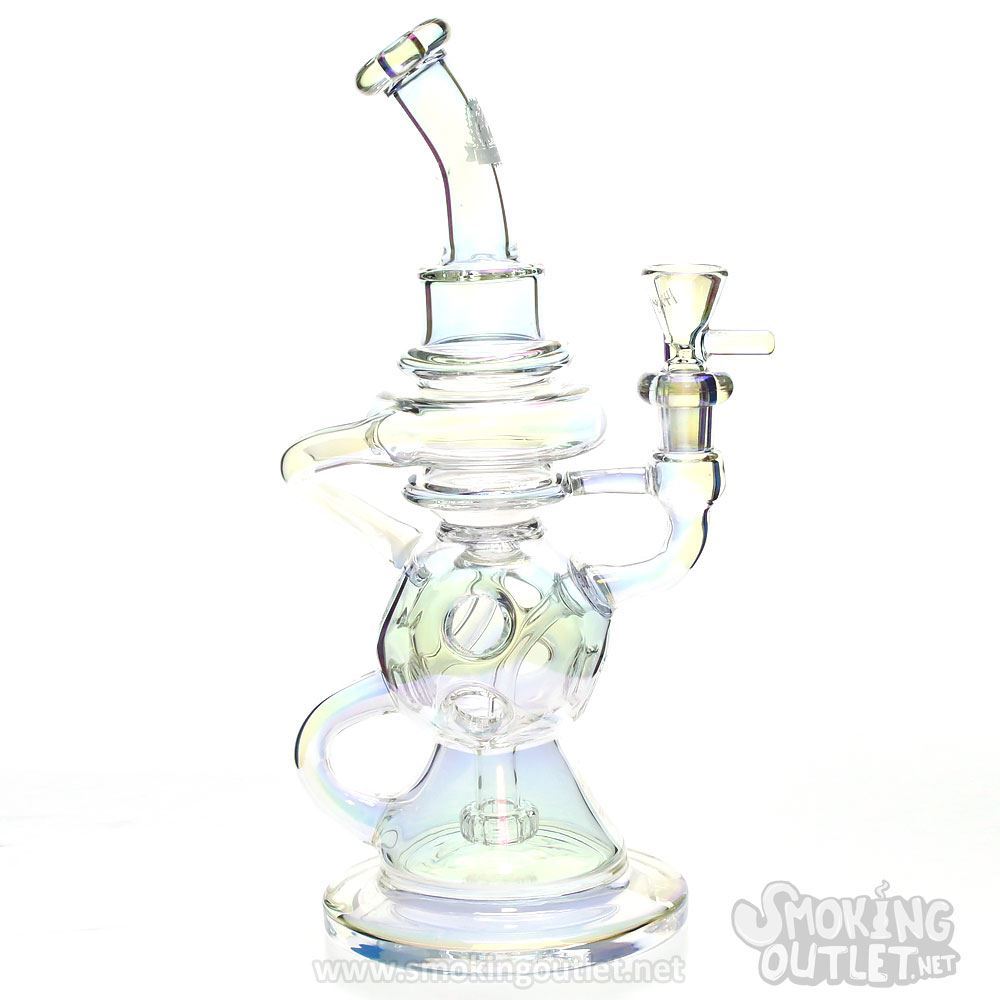 Chromatech 11" Swiss FTK Recycler by Illuminati Glass | Smoking Outlet