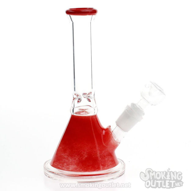 Mini Red Beaker Bong | Smoking Outlet