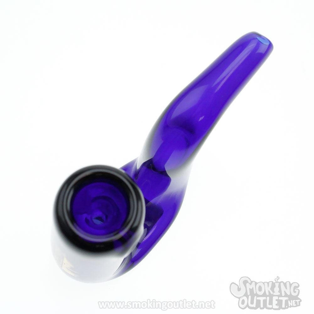 Blue Fancy Sherlock Hand Pipe by New Amsterdam Glass | Smoking Outlet