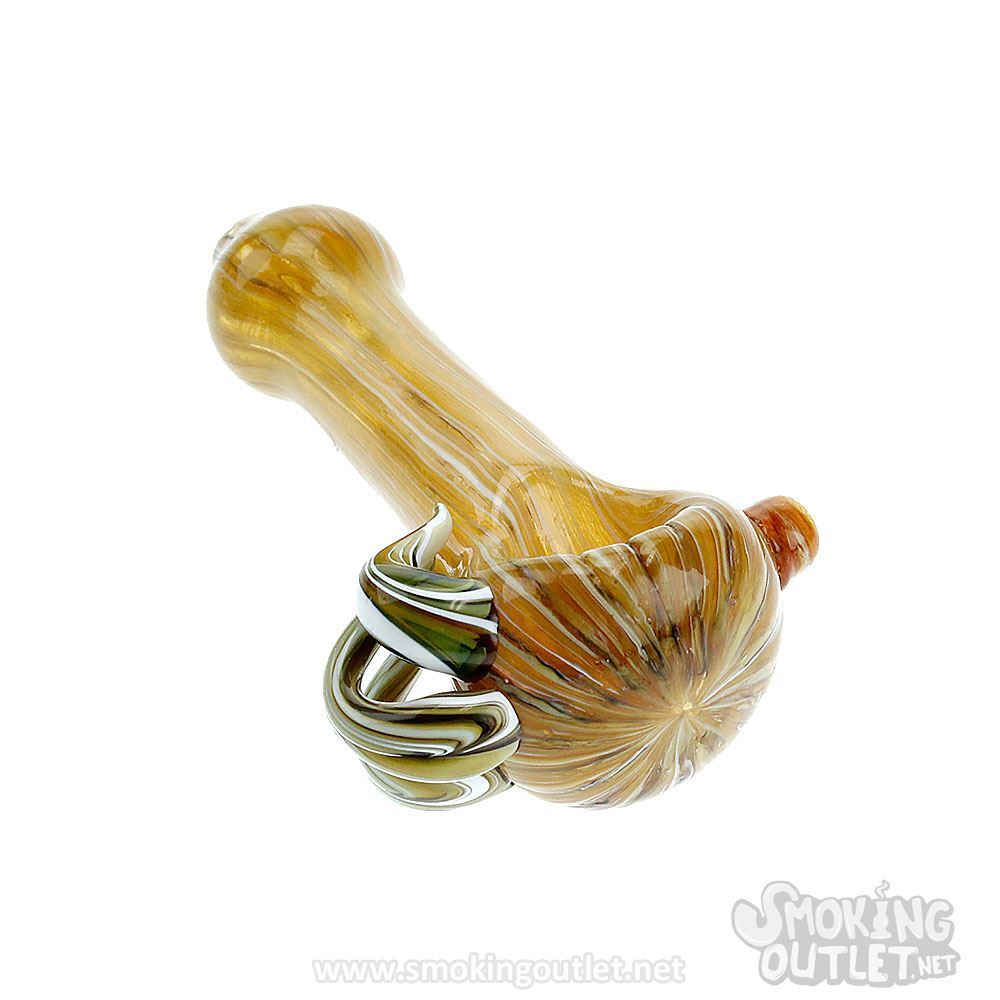 Warlock Horns Spoon Pipe - Butterscotch | Smoking Outlet
