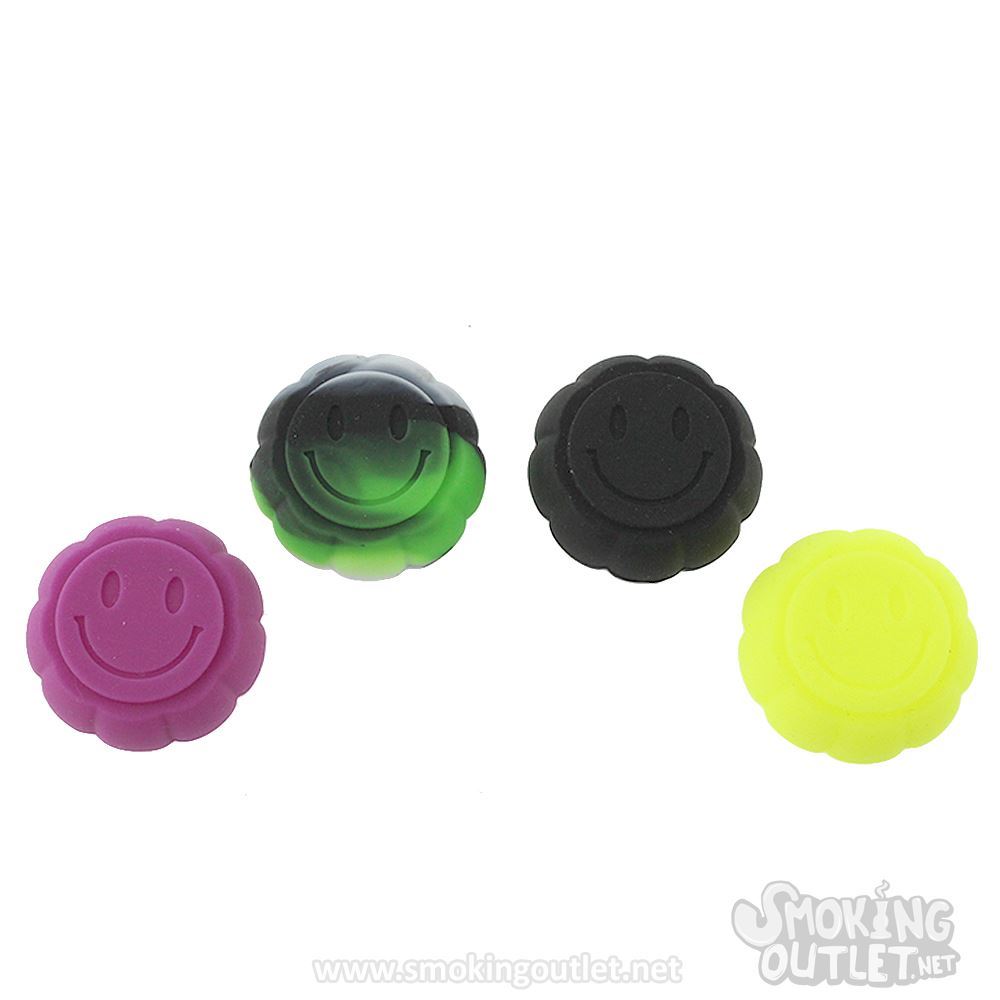 Smiley Face Silicone Container | Smoking Outlet