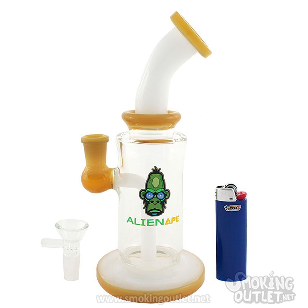 Bent Basic Cylinder By Alien Ape Glass | Smoking Outlet