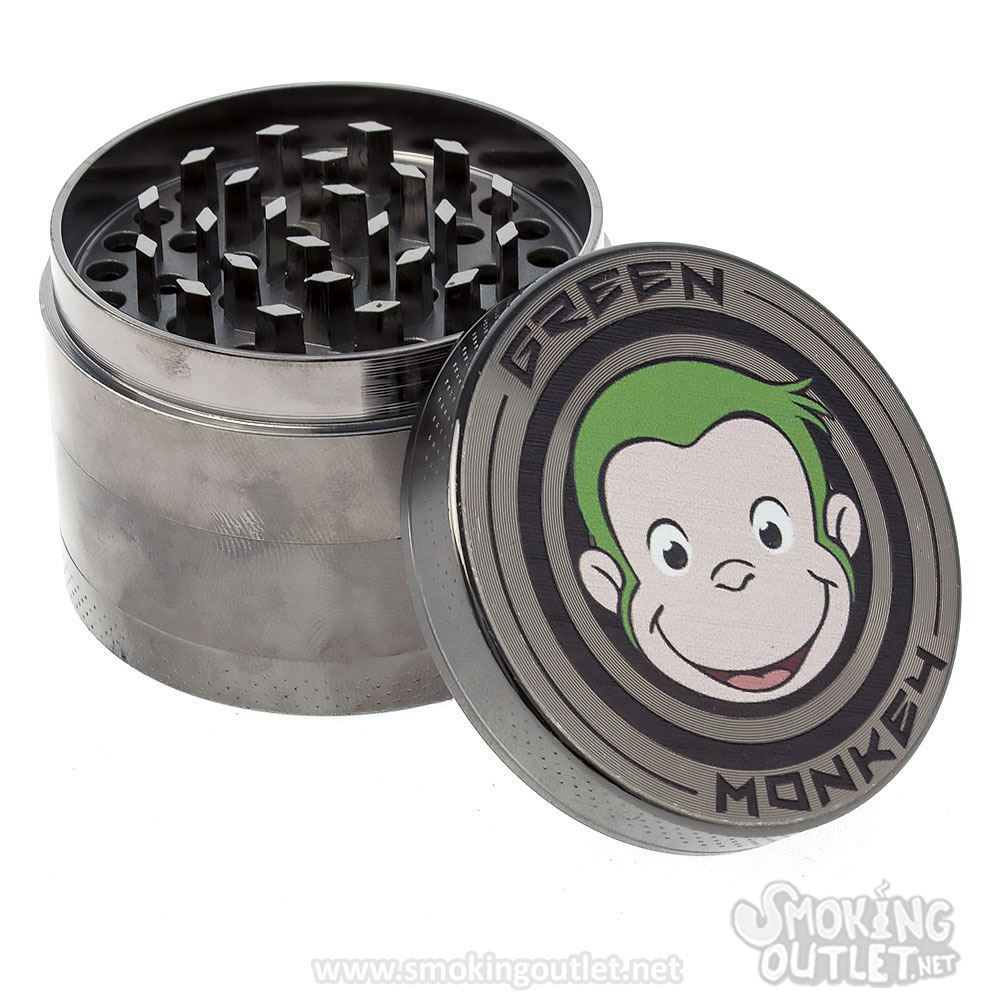 Grinding It Grinder by Green Monkey | Smoking Outlet