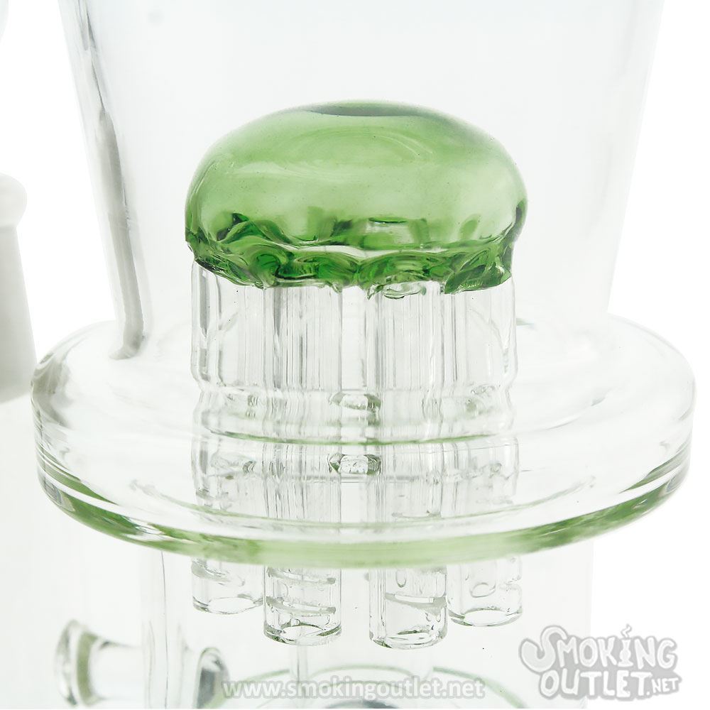 Honeycomb and 8-Arm Tree Perc, Double Chamber Bong | Smoking Outlet