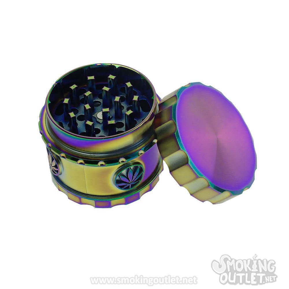 Chromatic Double Magnet Grinder | Smoking Outlet