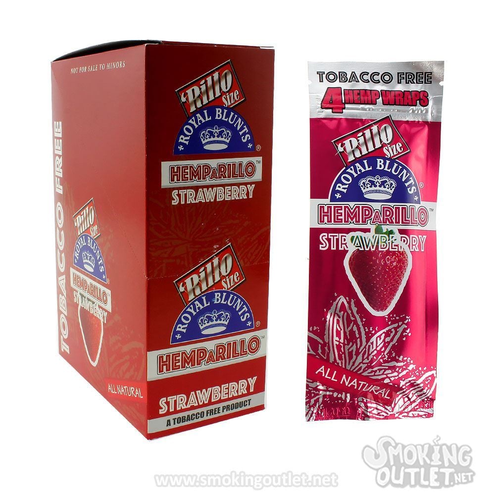 Royal Blunts Hemparillo Wraps - Strawberry | Smoking Outlet