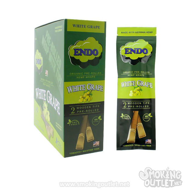 Endo Organic Pre-Rolled Wraps - White Grape | Smoking Outlet