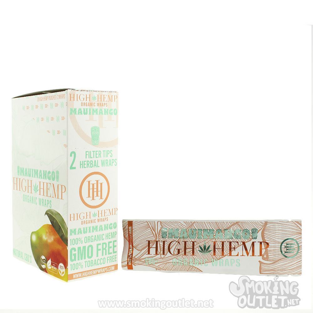 High Hemp Herbal Wraps - Maui Mango | Smoking Outlet