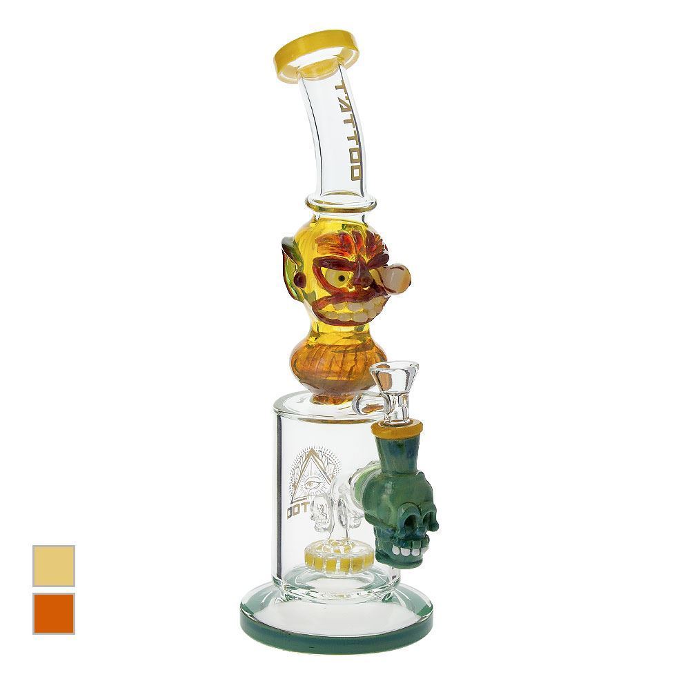 Alien Skull Bong by Tattoo Glass | Smoking Outlet
